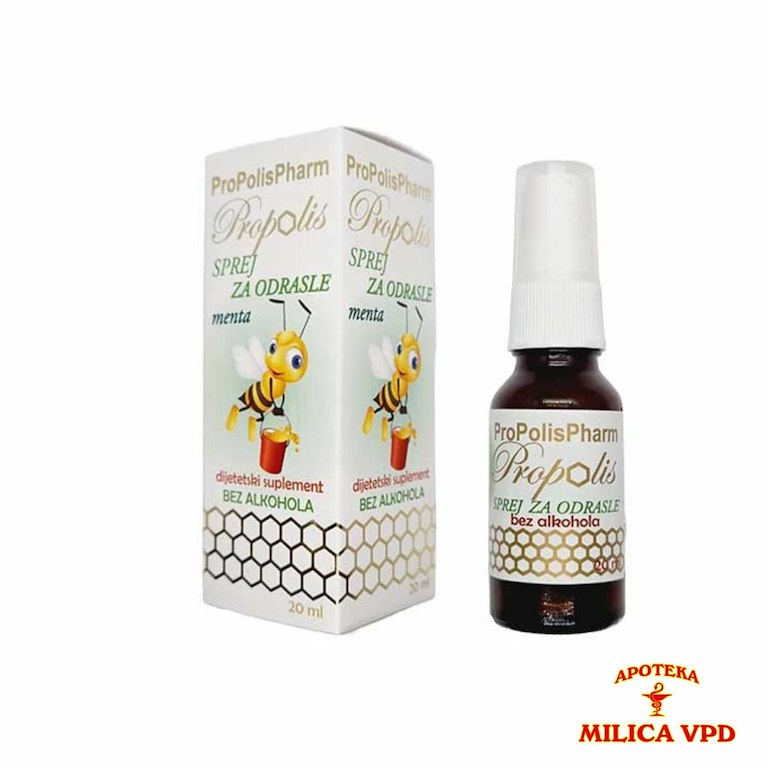 PROPOLIS SPREJ ZA ODRASLE 20ML