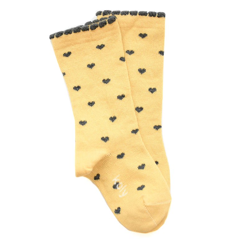 Yellow Knee Socks with Hearts
Yellow Knee Socks with Hearts