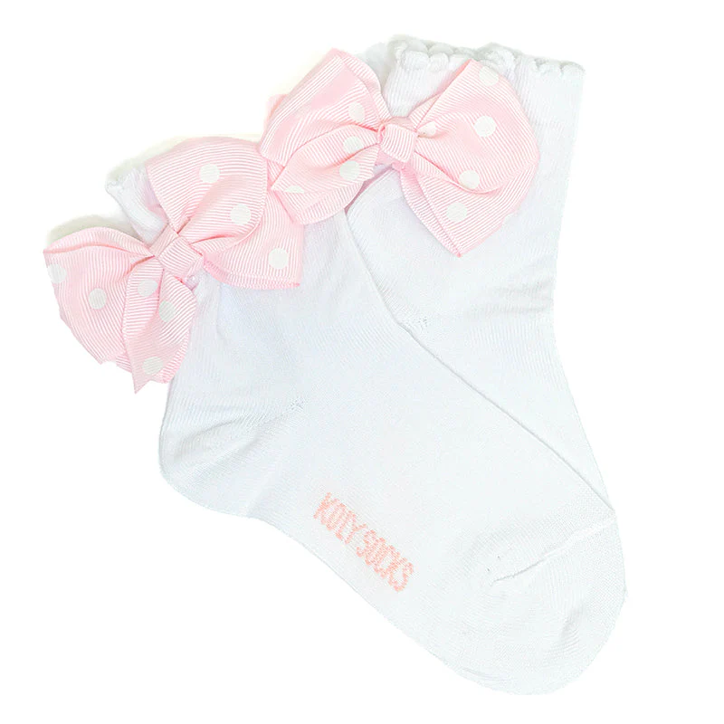 Socks with pink bow
Socks with pink bow