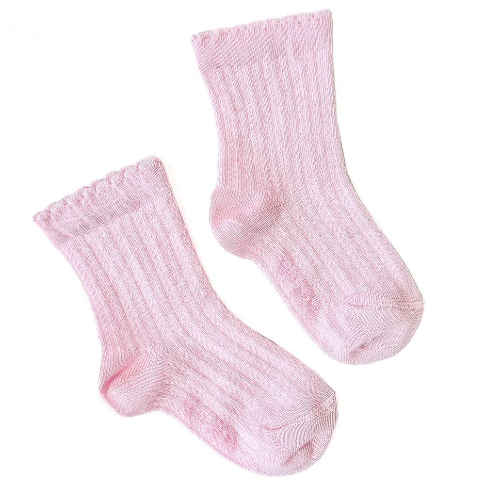 Pink Elegant Ribbed Socks
Pink Elegant Ribbed Socks