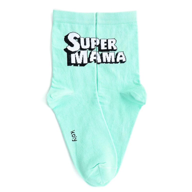 Turquoise Super Mum Socks
Turquoise Super Mum Socks