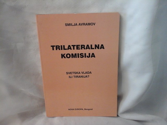 Trilateralna komisija Smilja Avramov