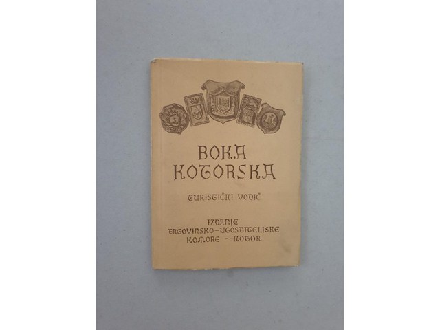 Boka Kotorska - Turistički vodič, 1953. god