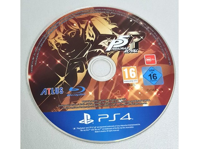 Persona 5 Royal   PS4