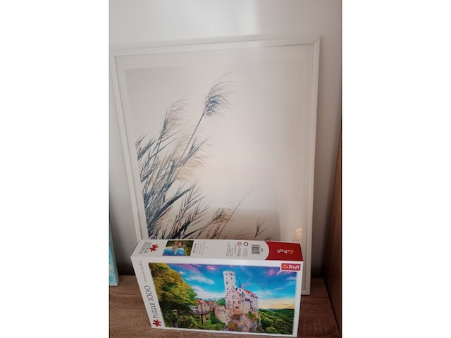 Puzzle ZAMAK NOJŠVANŠTAJN + Jysk ram 50x70