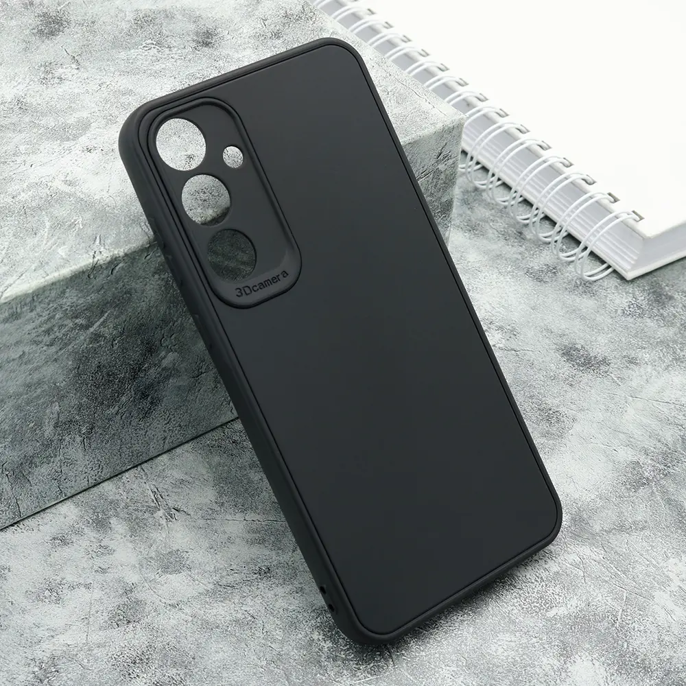 Maska za telefon Soft 3D camera za Samsung A556B Galaxy A55 5G crna