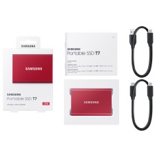 SAMSUNG Portable T7 2TB crveni eksterni SSD MU-PC2T0R