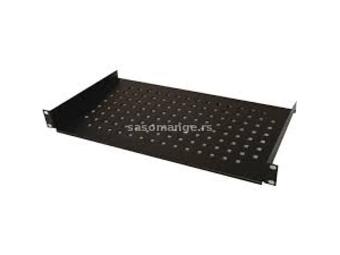 Polica fiksna 600mm rack kačenje na 4 tačke Mirsan 19/1U crna MR.SBR60.01