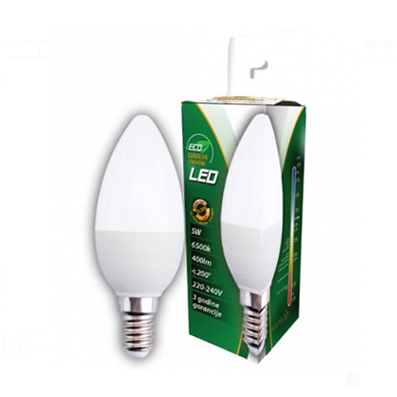 Led sijalica Lumax E14 5W, hladno-bela (6500K)