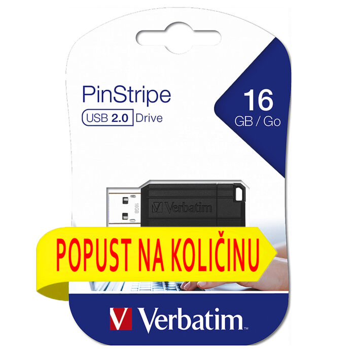 USB memorija Verbatim PinStripe 16GB