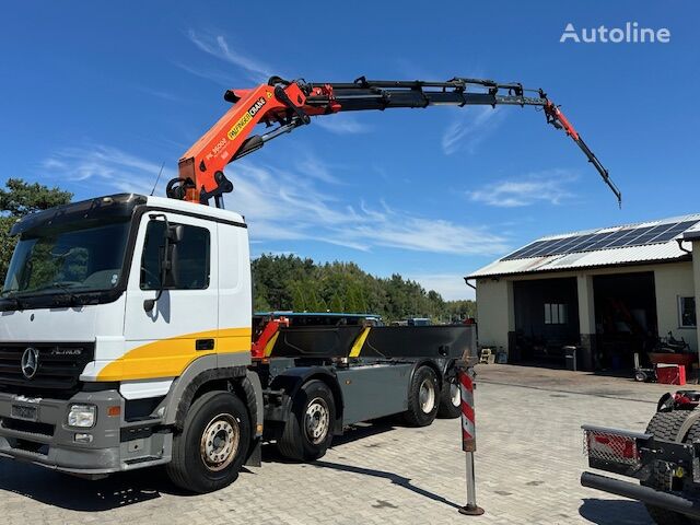 Mercedes-Benz ACTROS 3244 8x4 Palfinger PK36002E FlyJib kamion s ravnom platformom