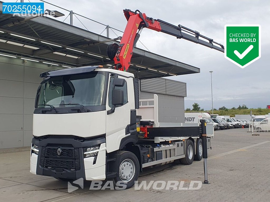 Novi Renault T 440 6X2 NEW! Palfinger PK24.001 SLD Kran Crane Euro 6 kamion s ravnom platformom