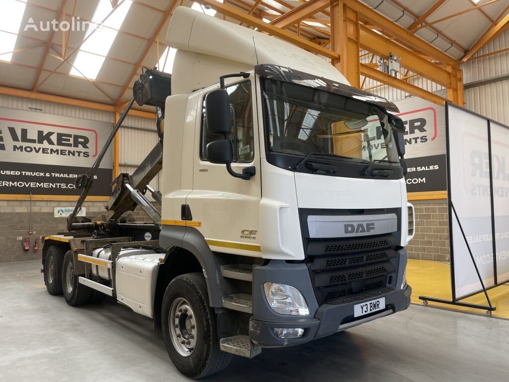 DAF CF 460 *EURO 6*, DRAWBAR SPEC 6X4 HOOKLOADER – 2015 – Y3 BWR kamion rol kiper