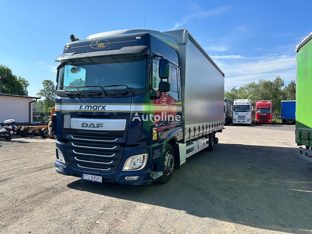 DAF XF410 kamion sa klizna zavesa cerada