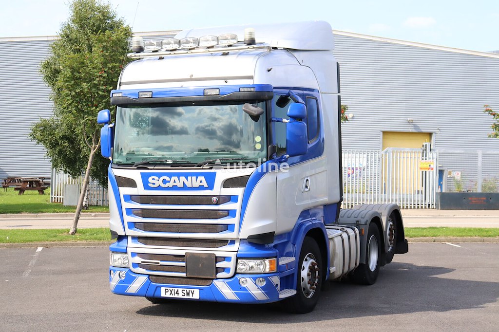 Scania R450 HIGHLINE 6X2 REARLIFT TRACTOR (2014) kamion sa klizna zavesa cerada