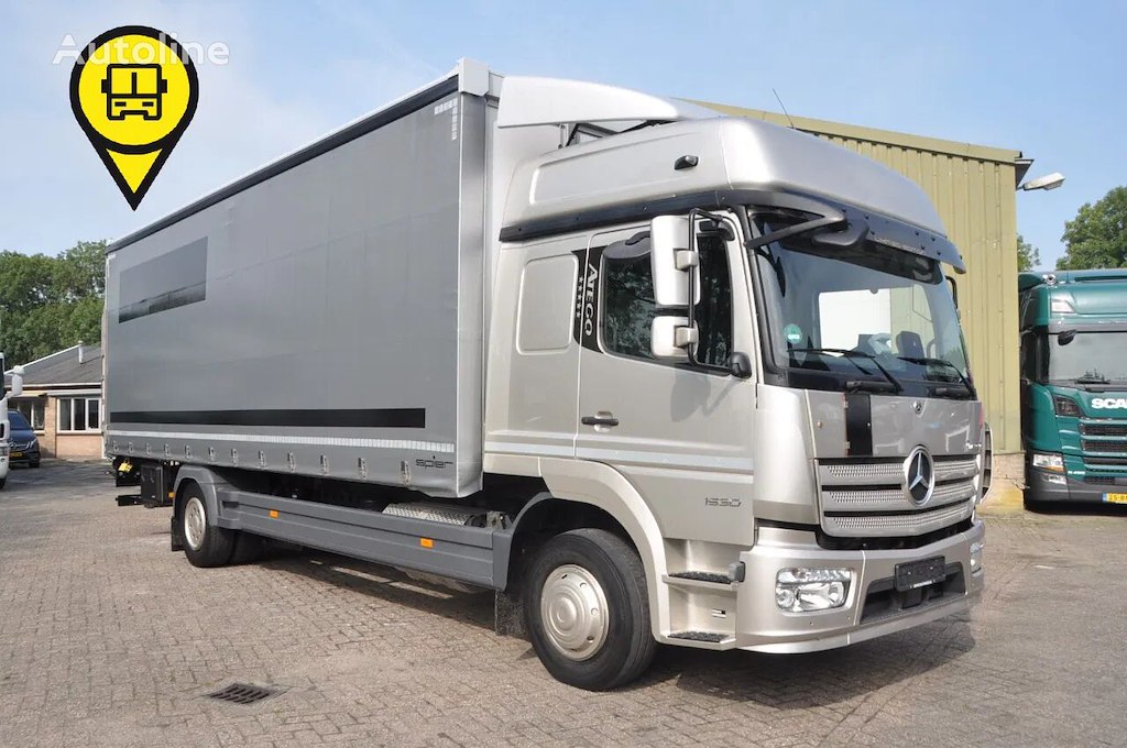 Mercedes-Benz Atego 1530 4X2 2022. 117.853KM. SLAAPCABINE. LAADKLEP. kamion sa klizna zavesa cerada