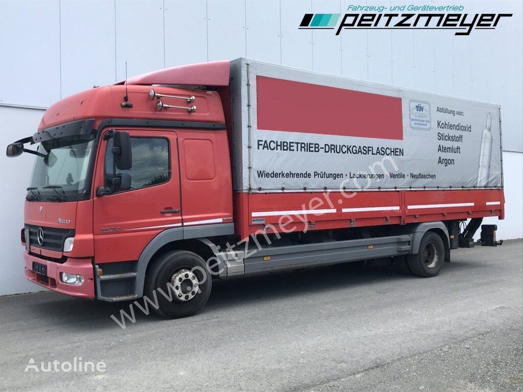 Mercedes-Benz Atego 1524 LL Pritsche + LBW 1,5 t. L-Fhs, Klima, Standh., Auto kamion s ceradom