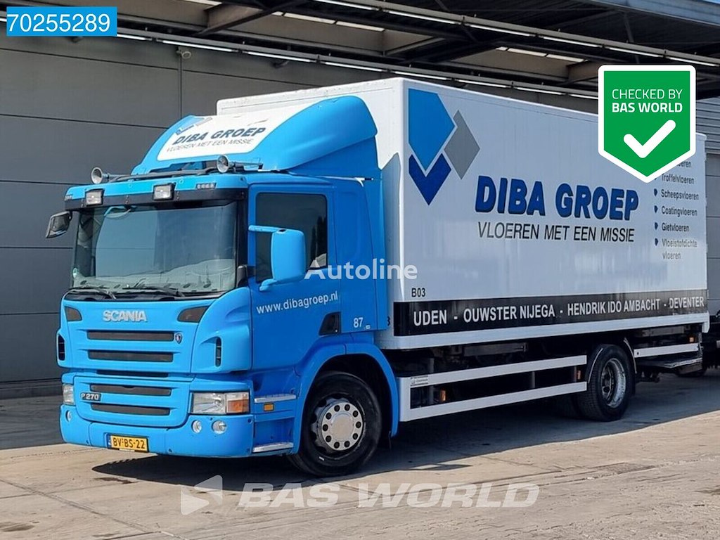 Scania P270 4X2 BDF truck Ladebordwand Euro 4 vozilo za prevoz kontejnera