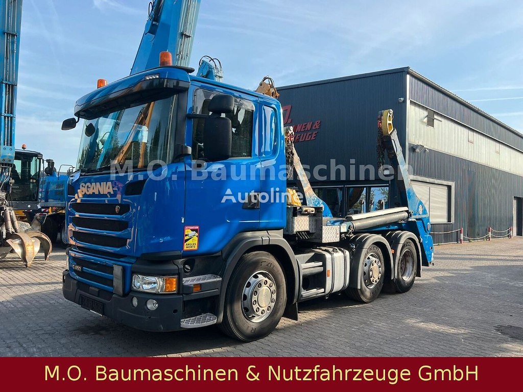 Scania G 450 kamion autopodizač kontejnera