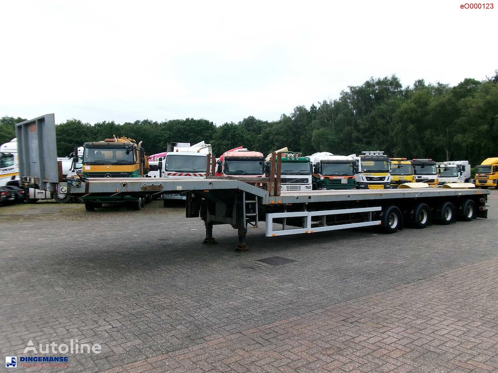 Nooteboom 4-axle semi-lowbed trailer OVB-65-04V ext. 43 m poluprikolica sa niskom platformom