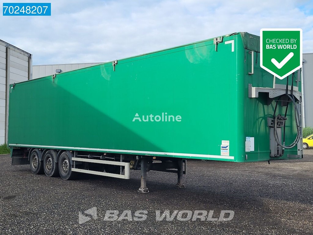 Knapen Trailers K100 10mm Liftachse 90m3 poluprikolica sa pokretnim podom