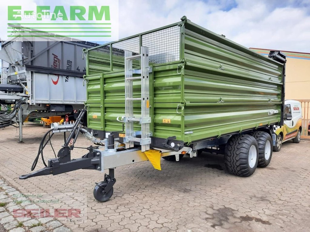 Fliegl tdk 90 fox jumbo + hydr. rückwand 15m³ prikolica platforma