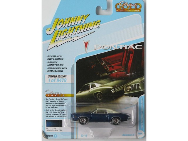 1:64 johnny lightning pontiac grand am `73