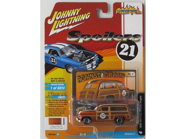 1:64 johnny lightning mercury `50 woody wagon