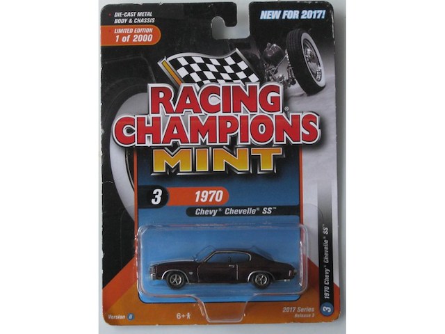 1:64 racing champions chevrolet chevelle `70 SS