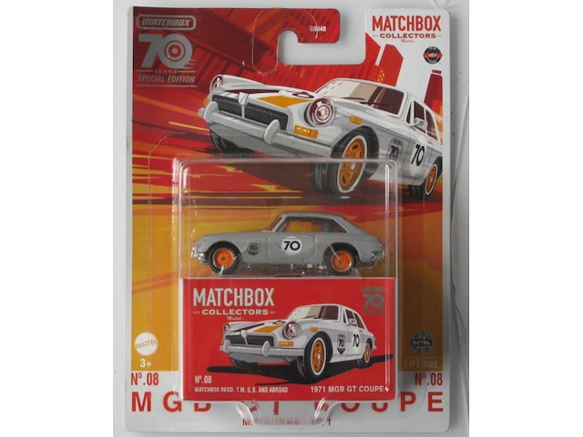 matchbox MG B GT coupe