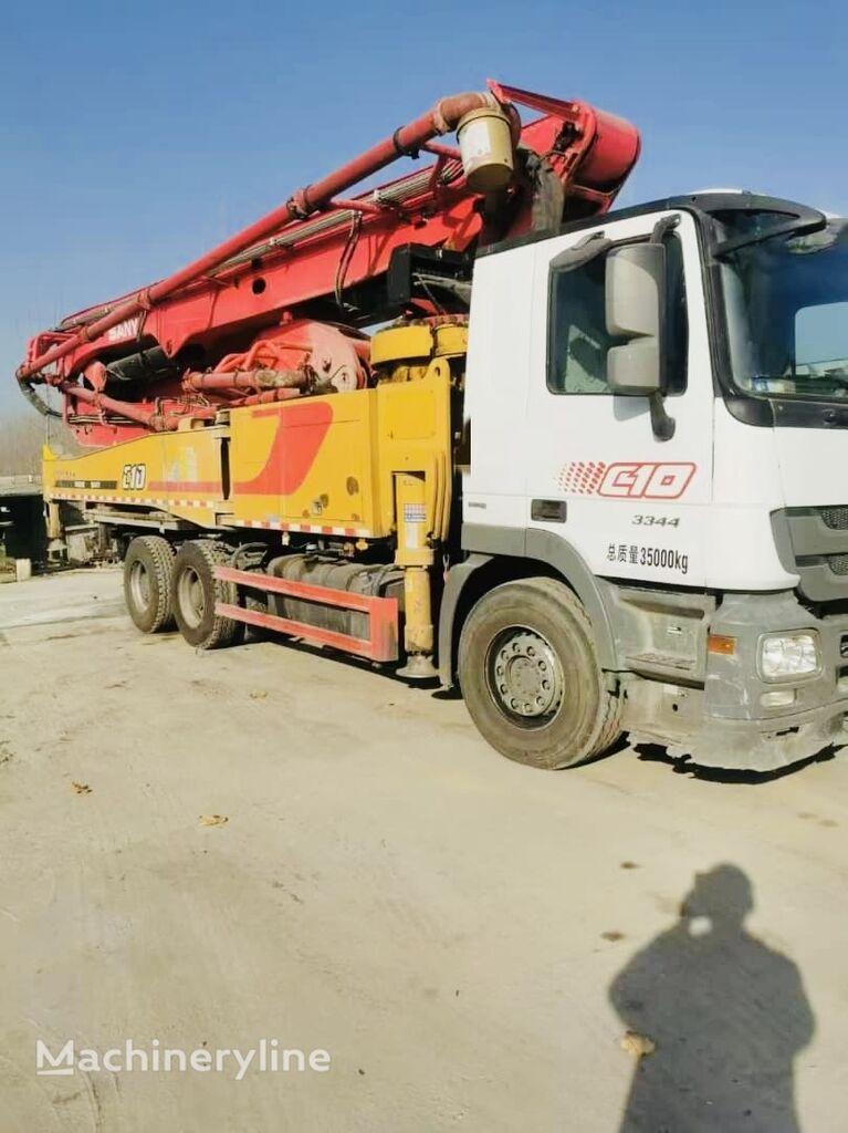 Sany na šasiji Mercedes-Benz Actros 3344 pumpa za beton