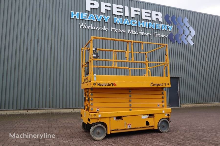 Haulotte Compact 14 Electric, 4x2 Drive, 14m Working Height makazasta platforma