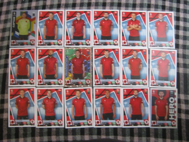 EURO 2024 MATCH ATTAX ALBANIA CEO SET