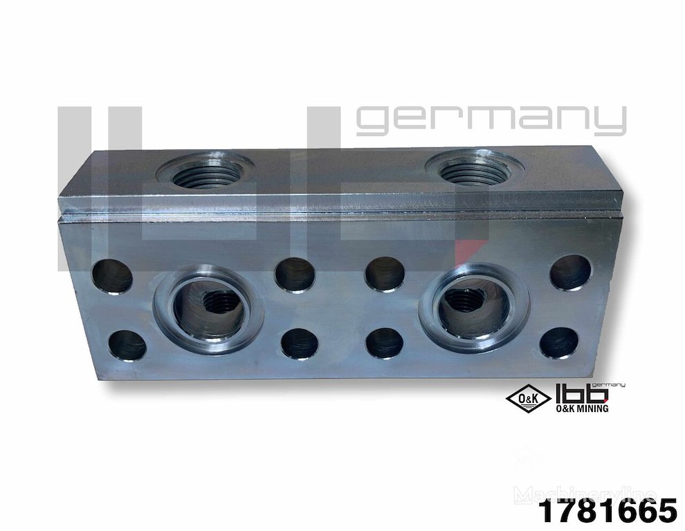 Distributor block O&K RH90 1781665 za Caterpillar 6018 bagera