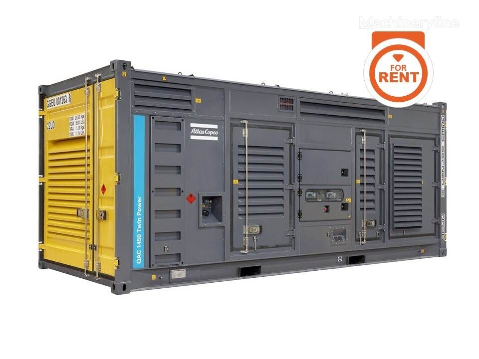 Atlas Copco QAC 1450 Twin Power (RENTAL) diesel generator