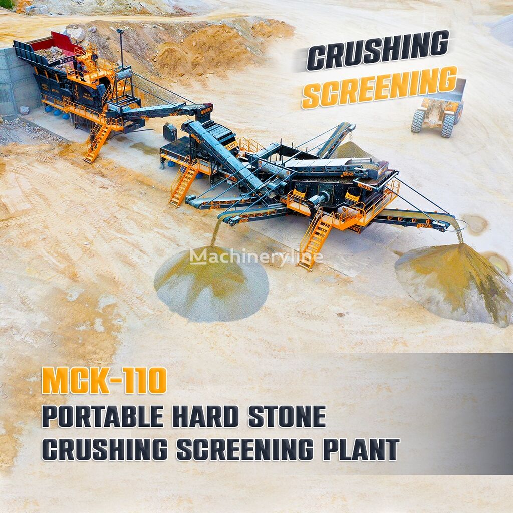 Nova FABO MCK-110 MOBILE CRUSHING & SCREENING PLANT FOR HARDSTONE | STOCK čeljusna drobilica