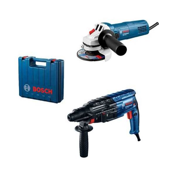 BOSCH Elektro-pneumatski čekić GBH 240 + mala ugaona brusilica GWS 750-125, 0611272122