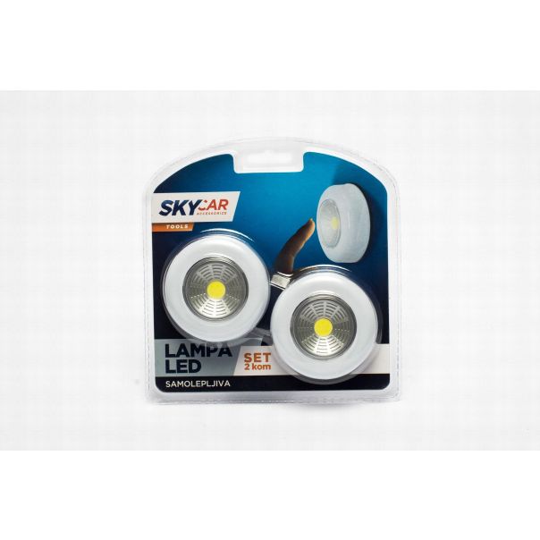 SKYCAR Lampa LED set 2 kom samolepljiva C1194