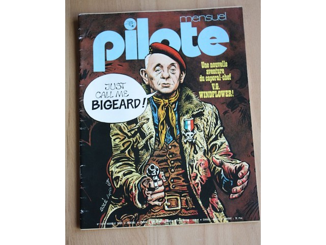 Pilote N° 12 Mai 1975 BD Just call me Bigeard