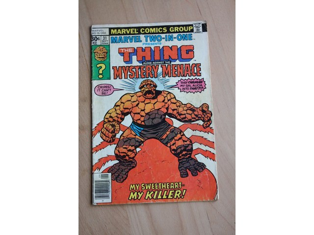 MARVEL The Thing alone Against Mystery Menace