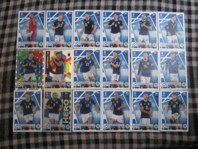 EURO 2024 MATCH ATTAX ŠKOTSKA CEO SET