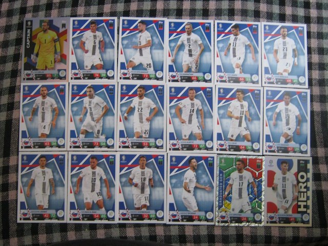 EURO 2024 MATCH ATTAX SLOVENIJA CEO SET