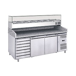 Pizza sto sa salatarom SSPZ 2610TN + SSI 2000/380 - Ital Form