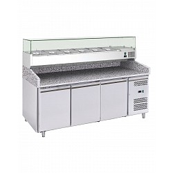 Pizza sto sa salatarom SSPZ 3600TN + SSI 2000/380 - Ital Form