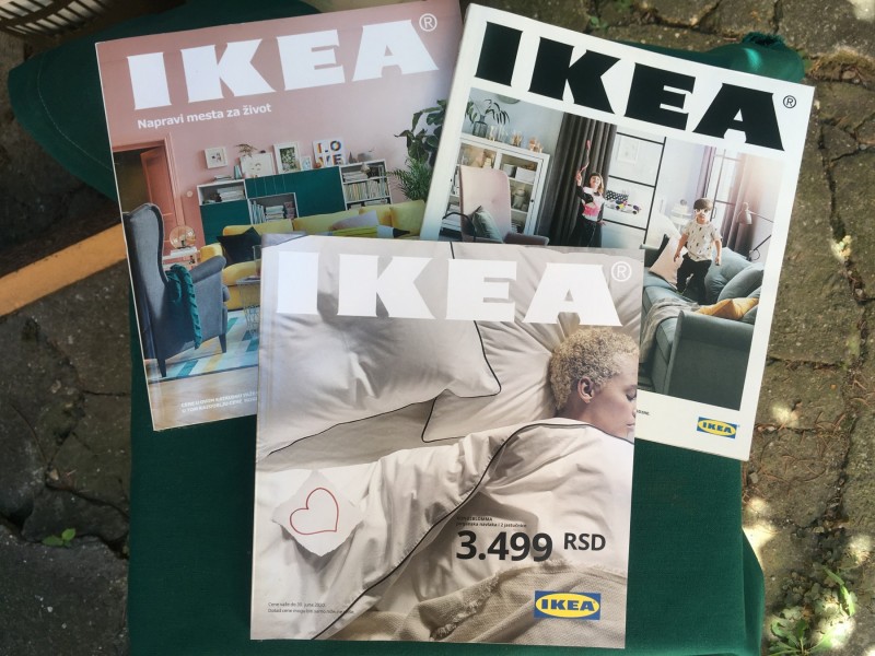 * Ikea * - katalozi od 2017, do 2020. godine.