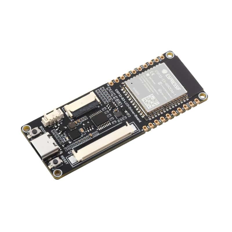 ESP32-S3 razvojna ploča, 32-bit 240MHz LX7 Dual-Core Processor, 8MB PSRAM and Flash, WiFi, BT, opcije za povezivanje RGB touch ekrana