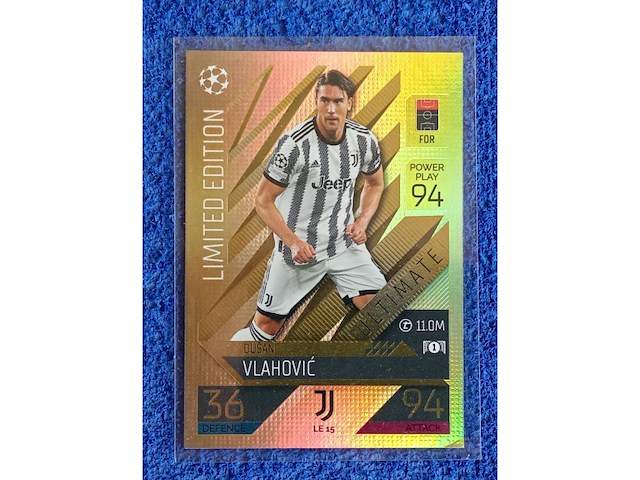 2022/23 Match Attax Extra CL Dušan Vlahović Limited