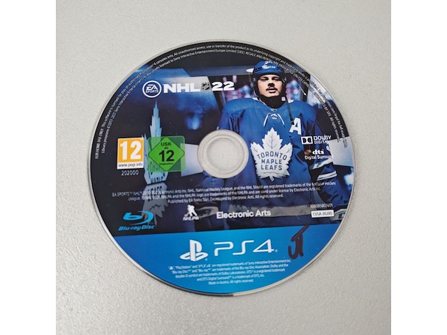 NHL 22 PS4 samo disk