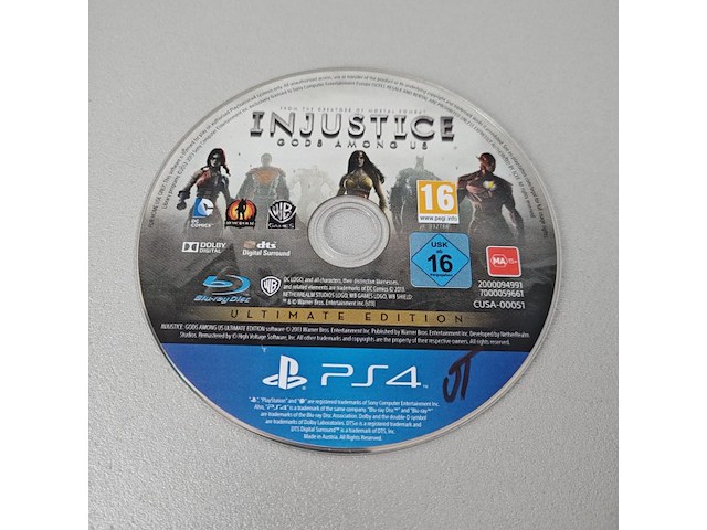 Injustice Gods among US   PS4 samo disk