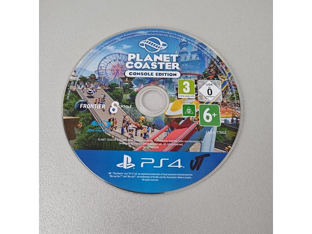 Planet Coaster Console Edition   PS4  samo disk